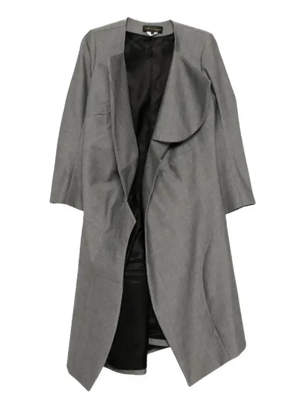 Comme Des Garçons Asymmetric Wool Coat - Grey