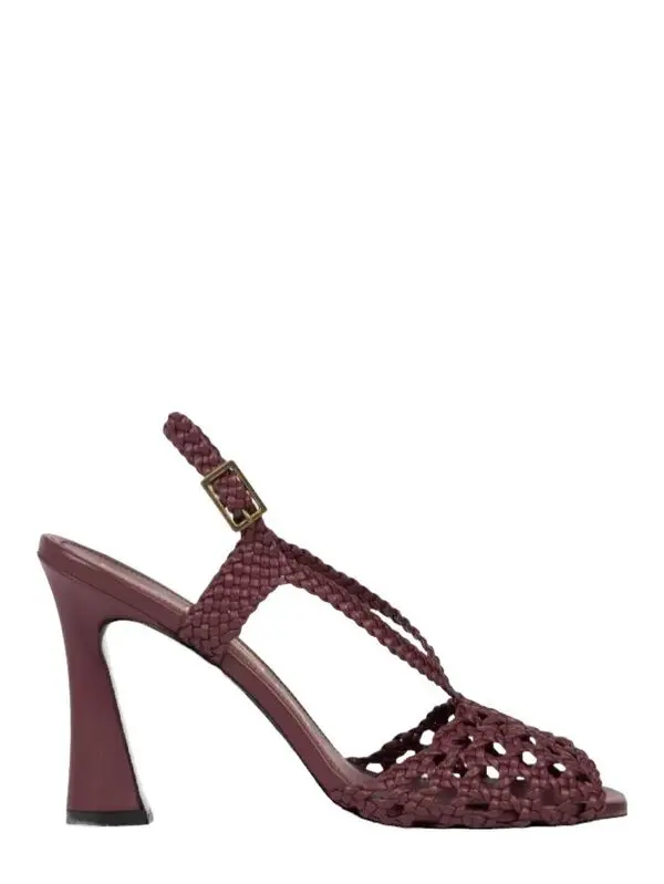 Etro Woven High-heeled Sandals - Red