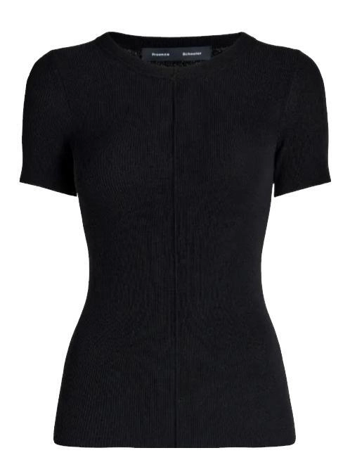 Proenza Schouler Ribbed T-shirt - Black