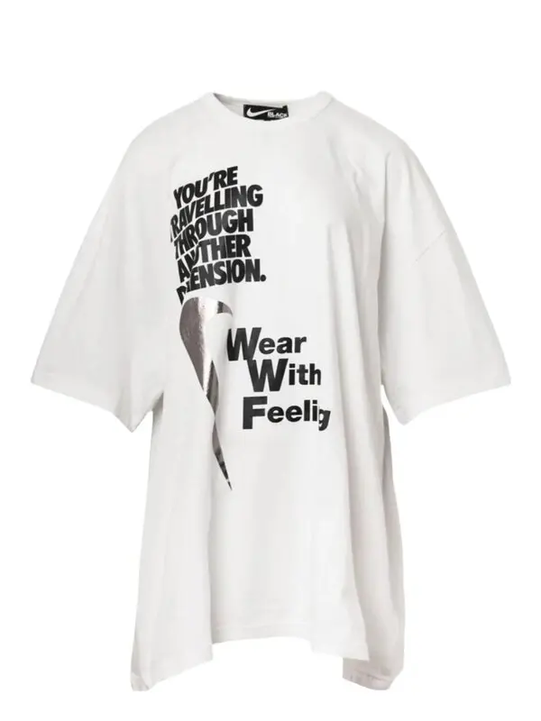 Comme Des Garçons X Nike Graphic-print T-shirt - White