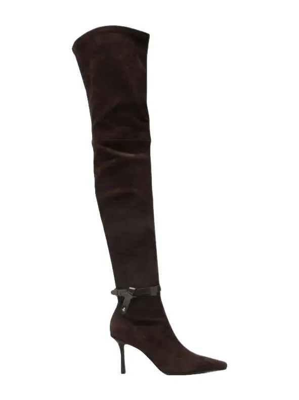 JIMMY CHOO Camie 85mm Boots - Black