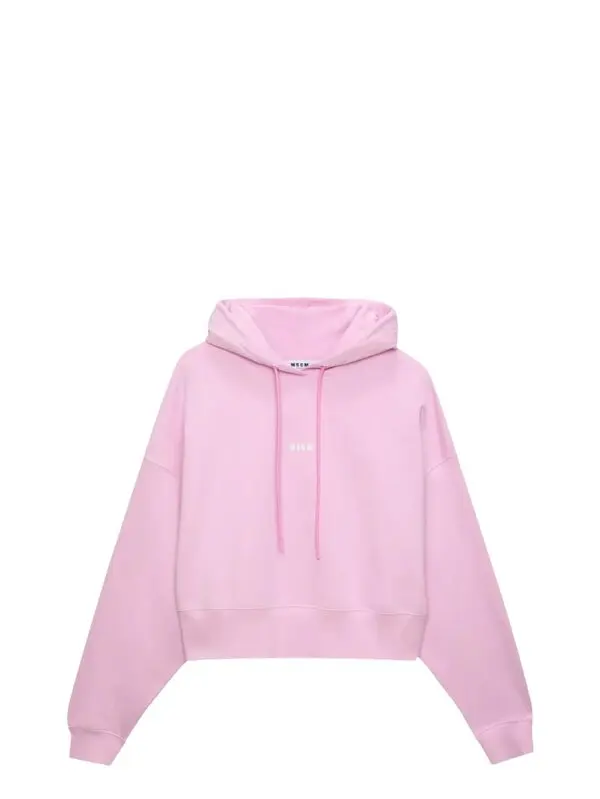MSGM Drawstring Hoodie - Pink
