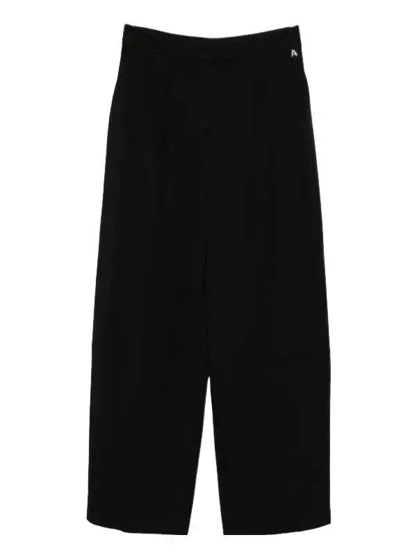 TWINSET Logo-plaque Trousers - Black