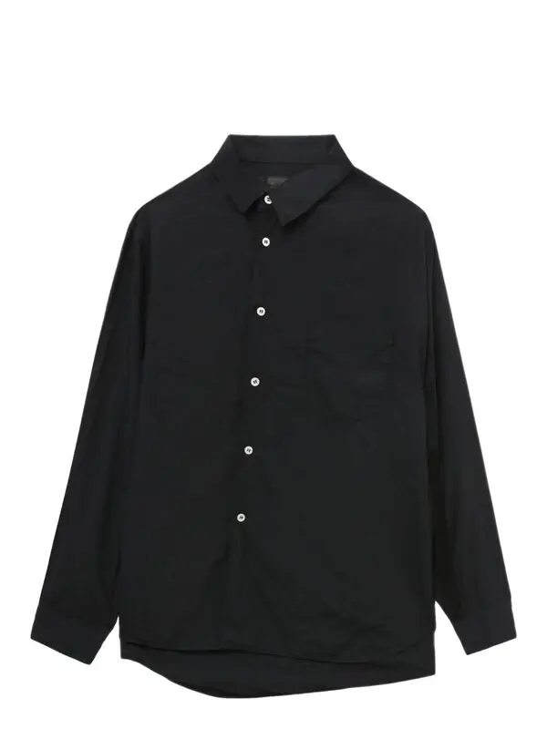 Comme Des Garçons Button Long-sleeve Shirt - Black