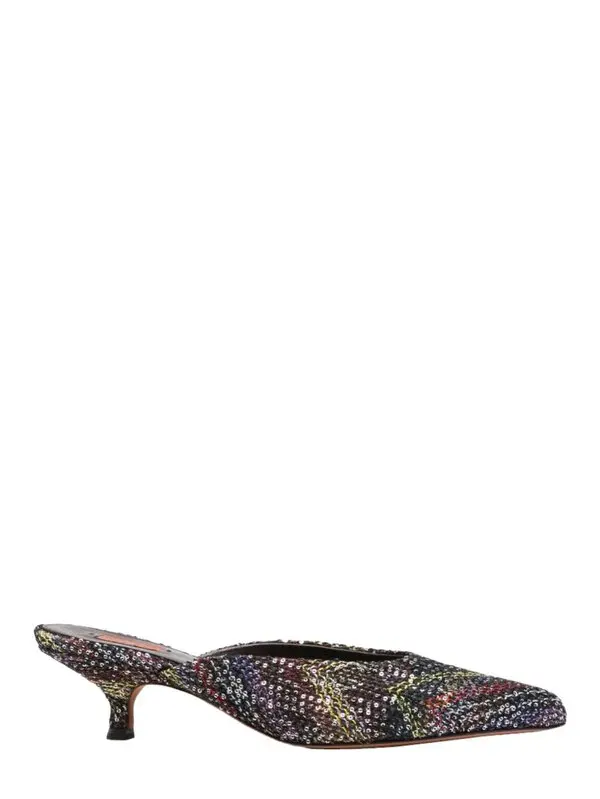Missoni Point-toe Mules - Black
