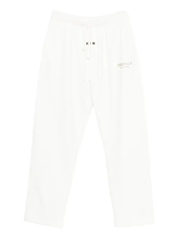 Fear Of God Embroidered Drawstring-waist Track Pants - White