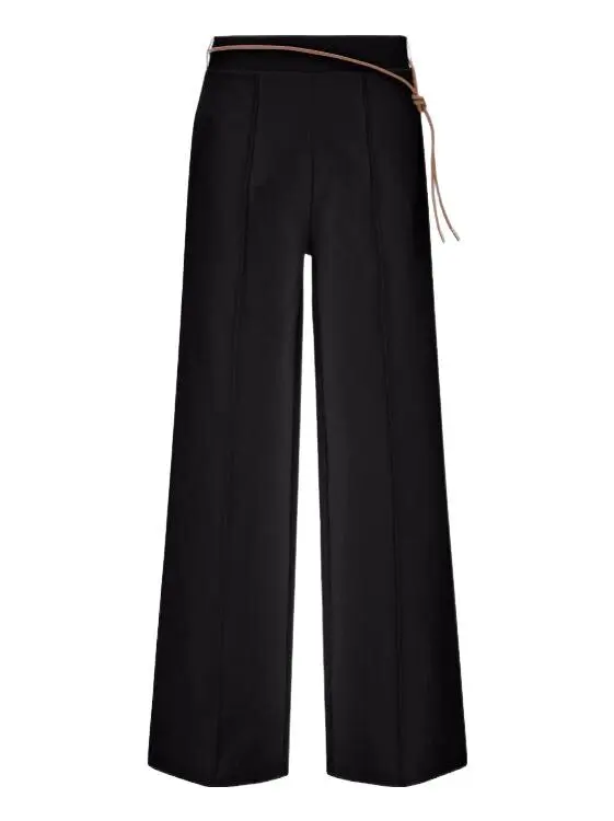 Herno Pocket Belted Trousers - Black