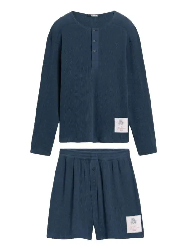 Jacquemus Cotton Playsuit - Darknavy