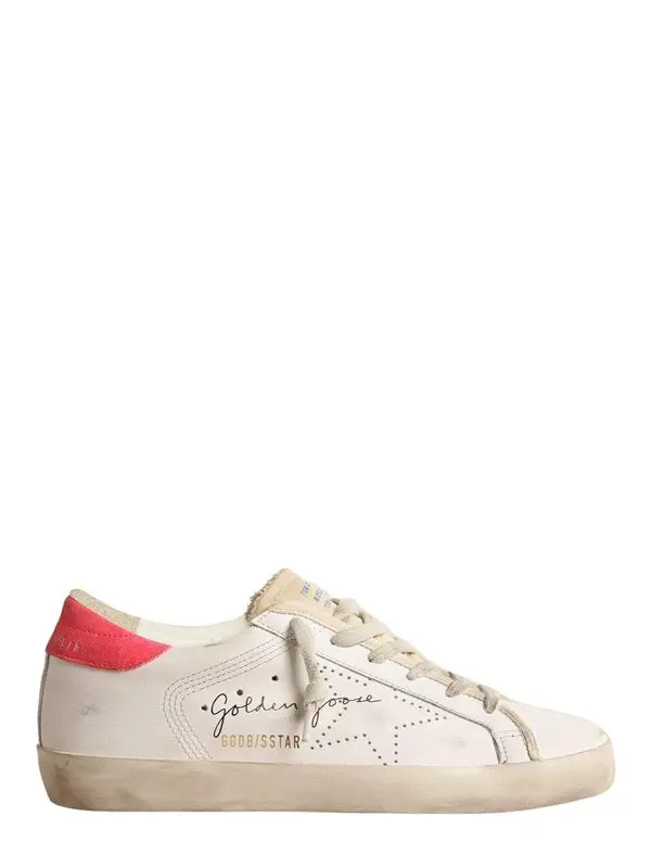 GOLDEN GOOSE Super-star Leather Sneakers - Nude