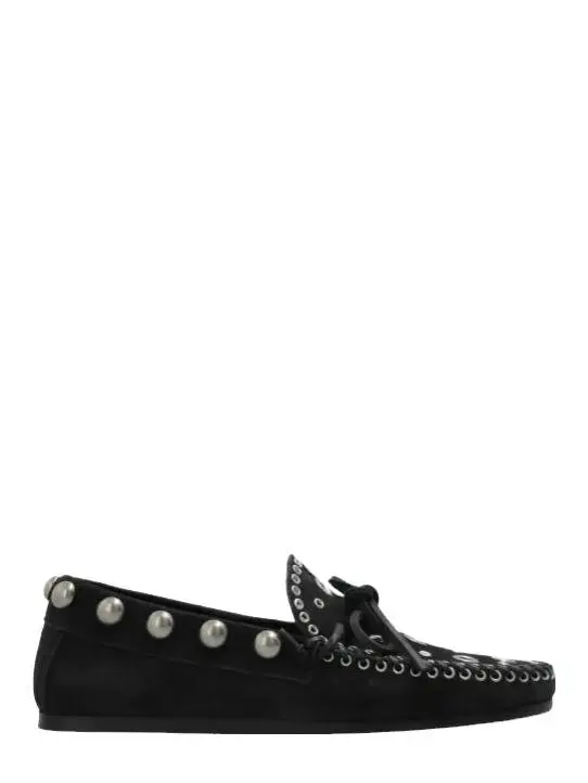 Isabel Marant Étoile Fitza Studded Loafers - Black