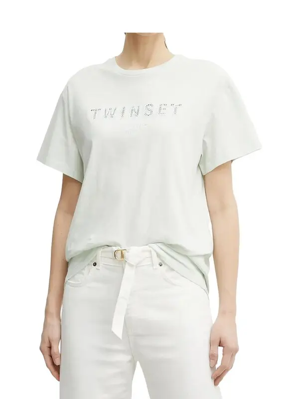TWINSET Logo-embellishment T-shirt - White