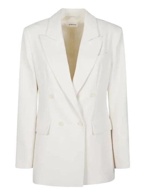 P.a.r.o.s.h Double-breasted Blazer - White