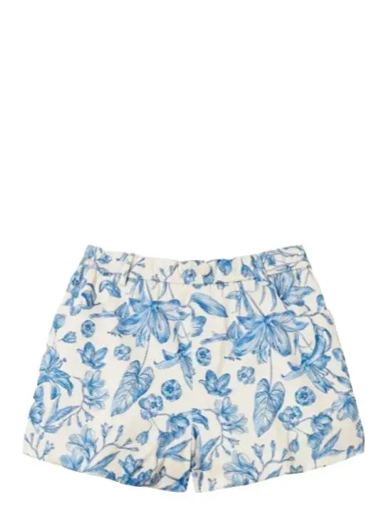 TWINSET Floral-print Shorts - White
