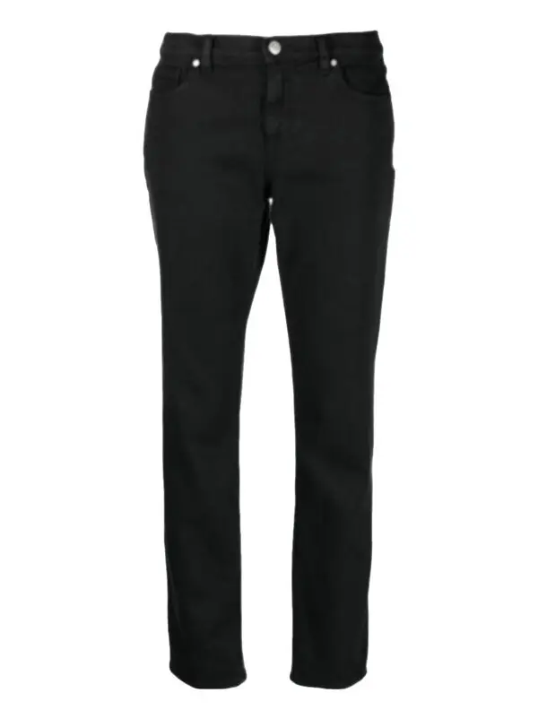 P.a.r.o.s.h Mid-rise Slim-cut Jeans - Black