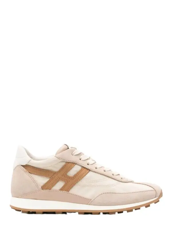 Hogan Logo Sneakers - Beige