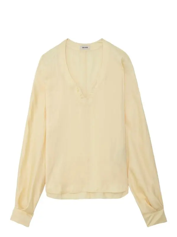 Zadig&Voltaire Tonastir Satin-finish Blouse - Shea