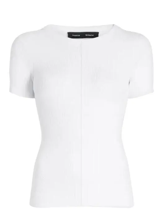 Proenza Schouler Ribbed T-shirt - White