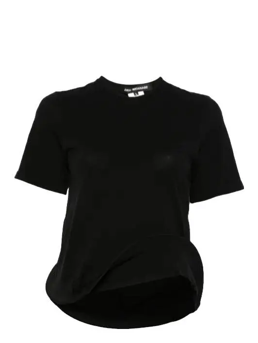 Junya Watanabe Structured-hem T-shirt - Black