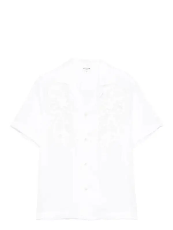 P.a.r.o.s.h Short Sleeve Button Up Shirt - White