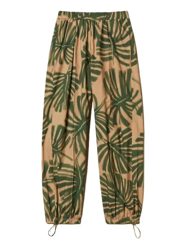 TWINSET Printed Joggers - Green
