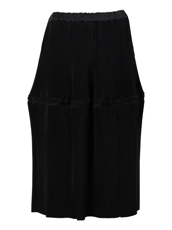 Comme Des Garçons Structured Midi Skirt - Black