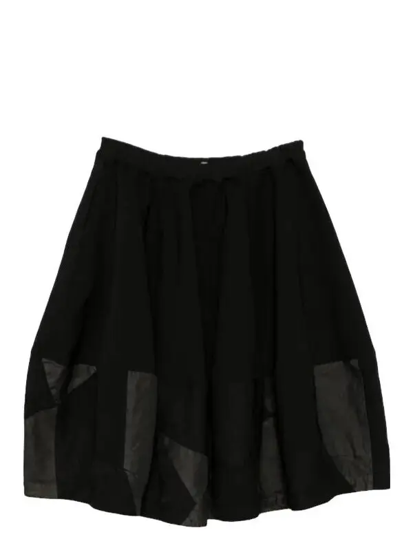 Comme Des Garçons Patchwork Skirt - Black