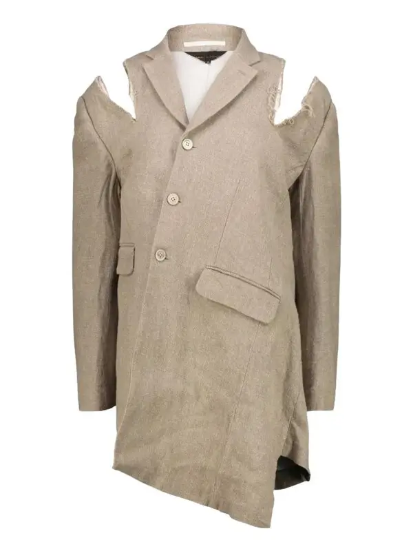 Comme Des Garçons Long-sleeved Jacket - Nude