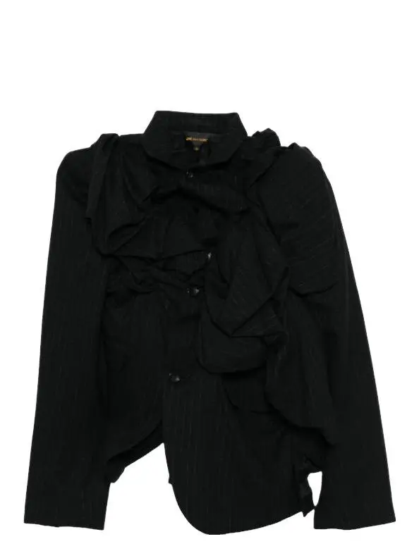 Comme Des Garçons Draped Jacket - Black