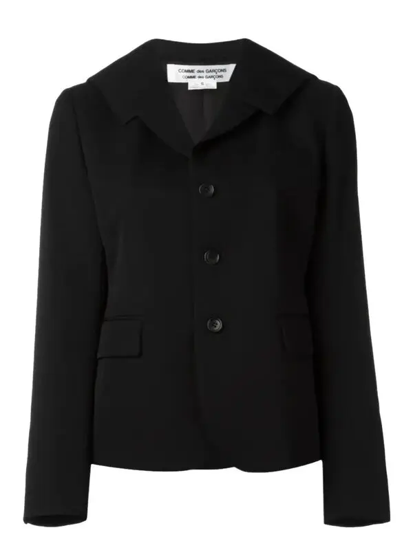 Comme Des Garçons Long-sleeved Jacket - Black