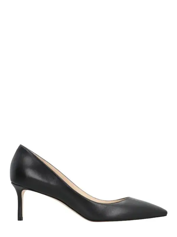 JIMMY CHOO Calfskin Mid-heel Pumps - Black