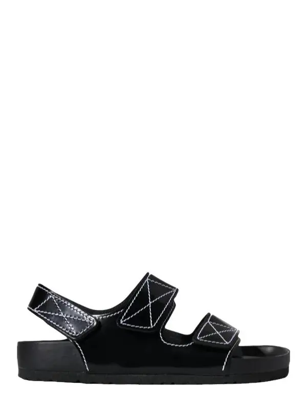 BIRKENSTOCK Milano Flat Sandals - Black