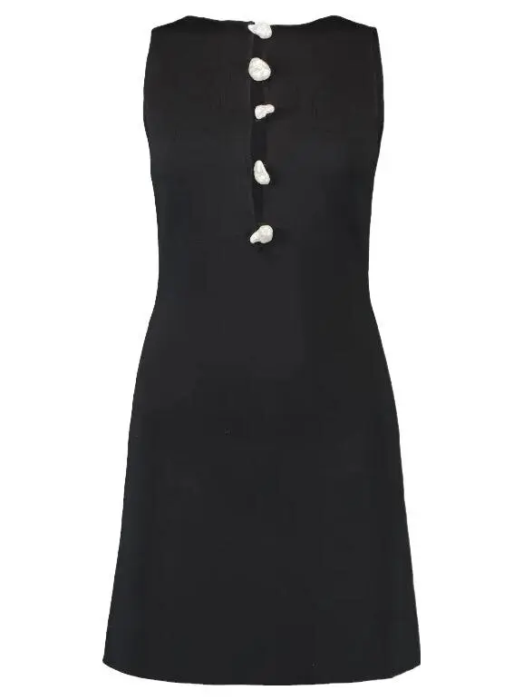 Cult Gaia Doms Embellished Mini Dress - Black