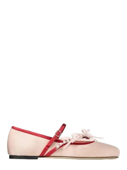 JIMMY CHOO Satin Ballet - Nude