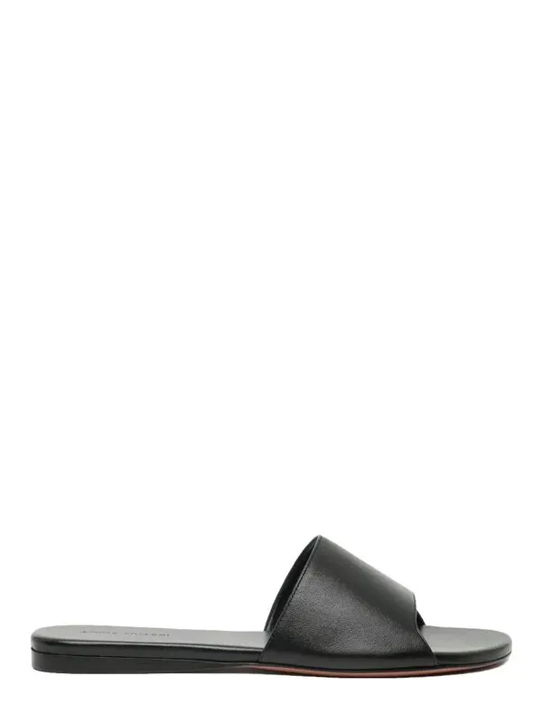 Amina Muaddi Bianca Sandals - Black