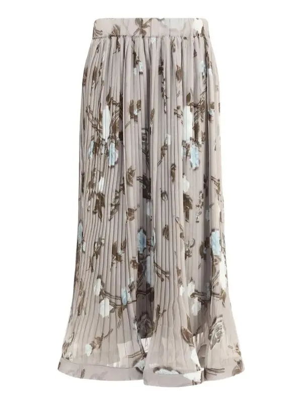 P.a.r.o.s.h Pleated Skirt - Gray