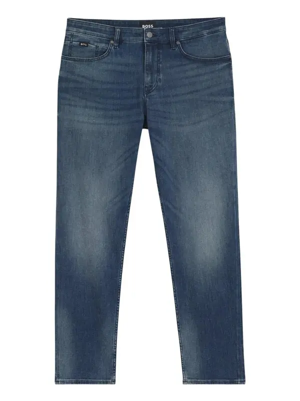 Hugo Boss Regular-fit Jeans In Stretch Denim - Blue
