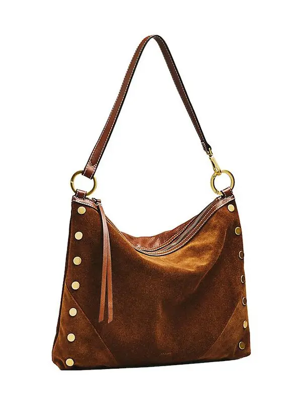 HAMMITT Kyle Leather Shoulder Bag - Dark Brown