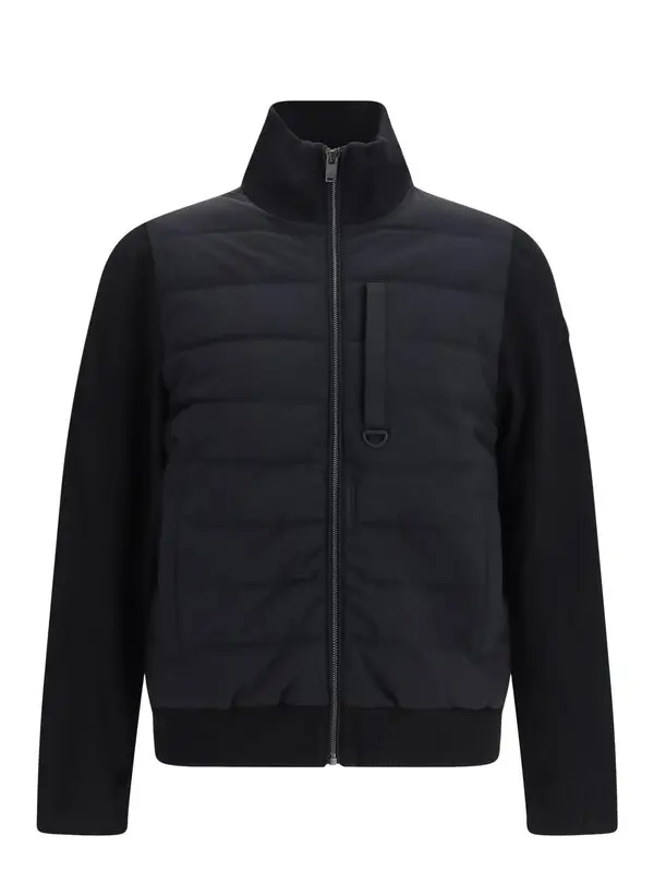 Moose Knuckles Kaet Jacket With High Collar Ale - Black