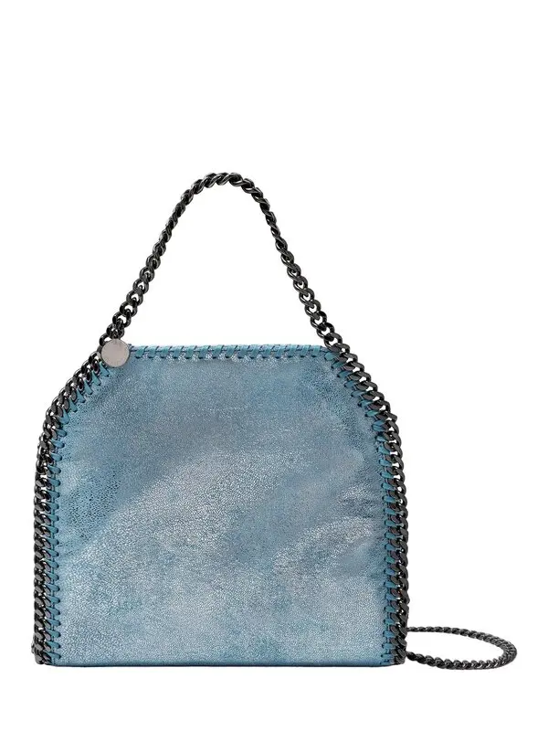 Stella McCartney Falabella Iridescent Mini Tote Bag - Blue