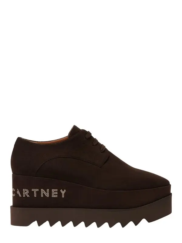 Stella McCartney Logo Elyse Platforms - Brown