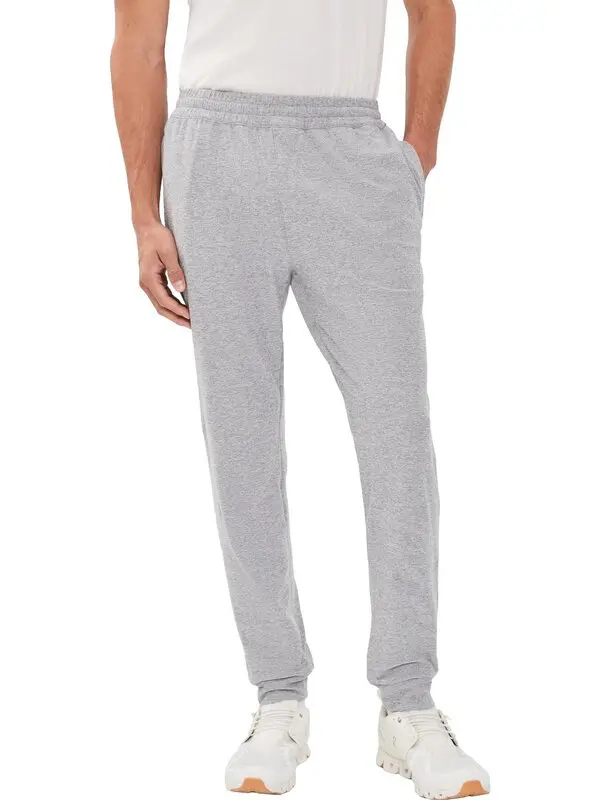 Beyond Yoga Spacedye Freefit Zipper Pockets Joggers - Silver Mist