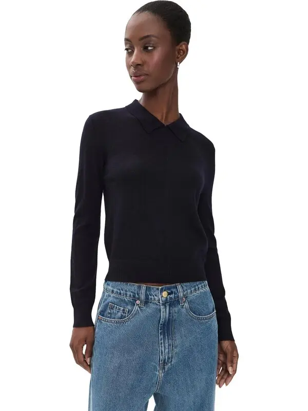 Roucha Sala Wool Sweater - Navy