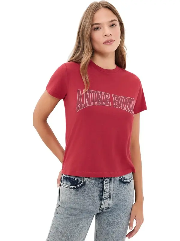ANINE BING Shelley Tee - Tango Red