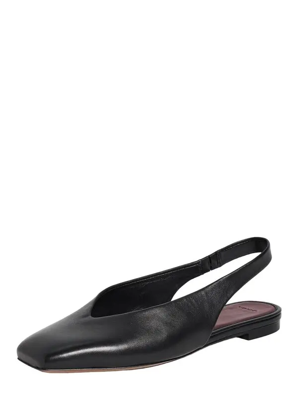 Vince Darlina Slingback Flats - Black