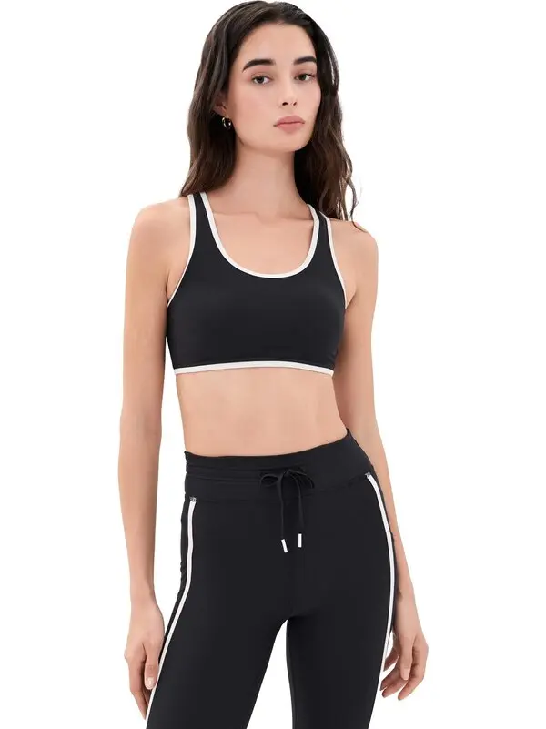 The Upside Sol Jade Racerback Bra - Black