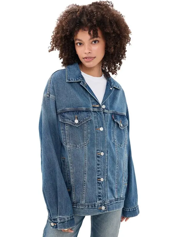 LEVI'S Oversized Denim Trucker Jacket - Trial Case