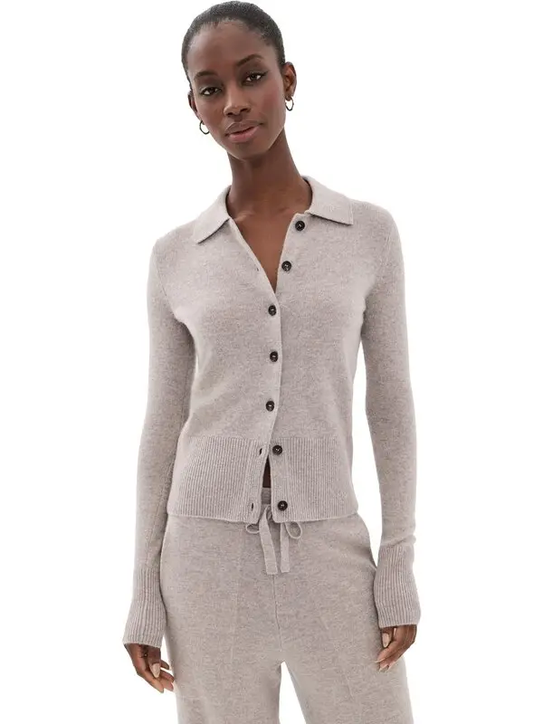 Le Kasha Cashmere Fraga Cardigan - Light Brown