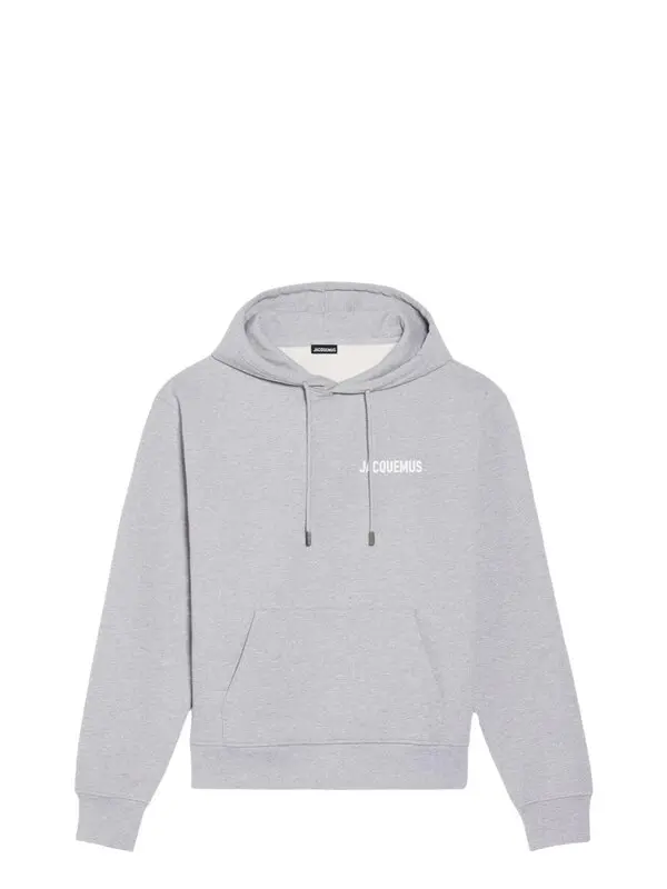 Jacquemus Logo-detail Hoodie - Grey