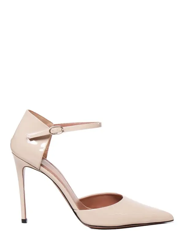 GIULIANO GALIANO Jil Ankle Strap Pumps - Beige