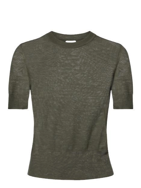 JOSEPH Crew Neck T-shirt - Green